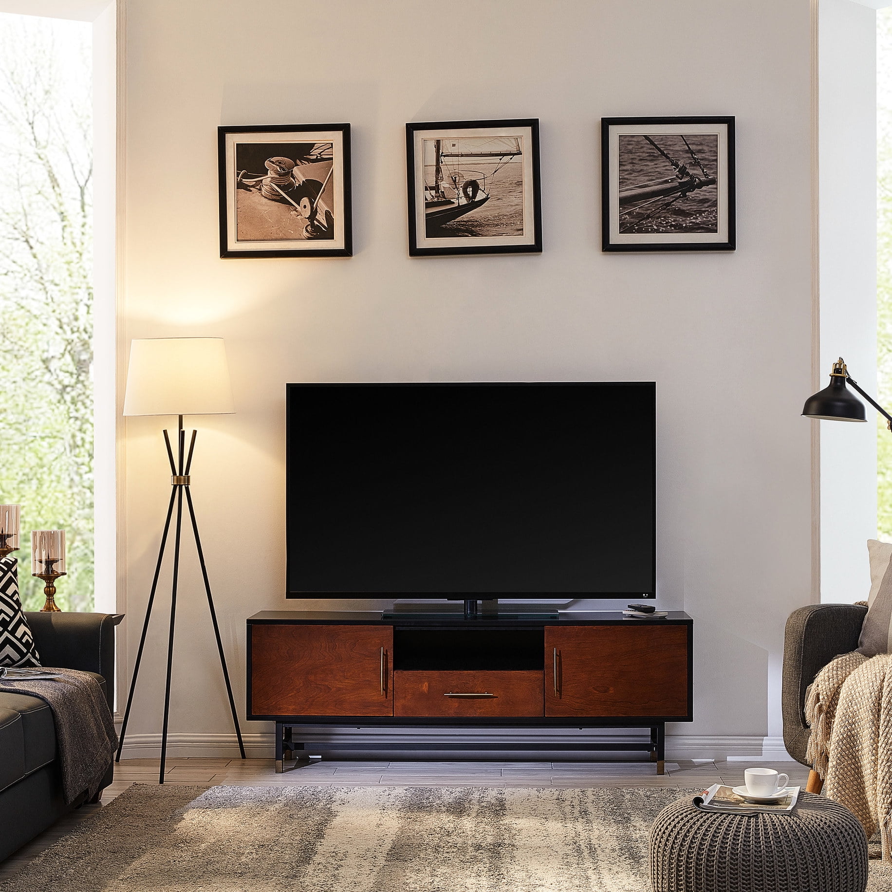 Mid - century modern design - Store media and accessories - Dining room ...