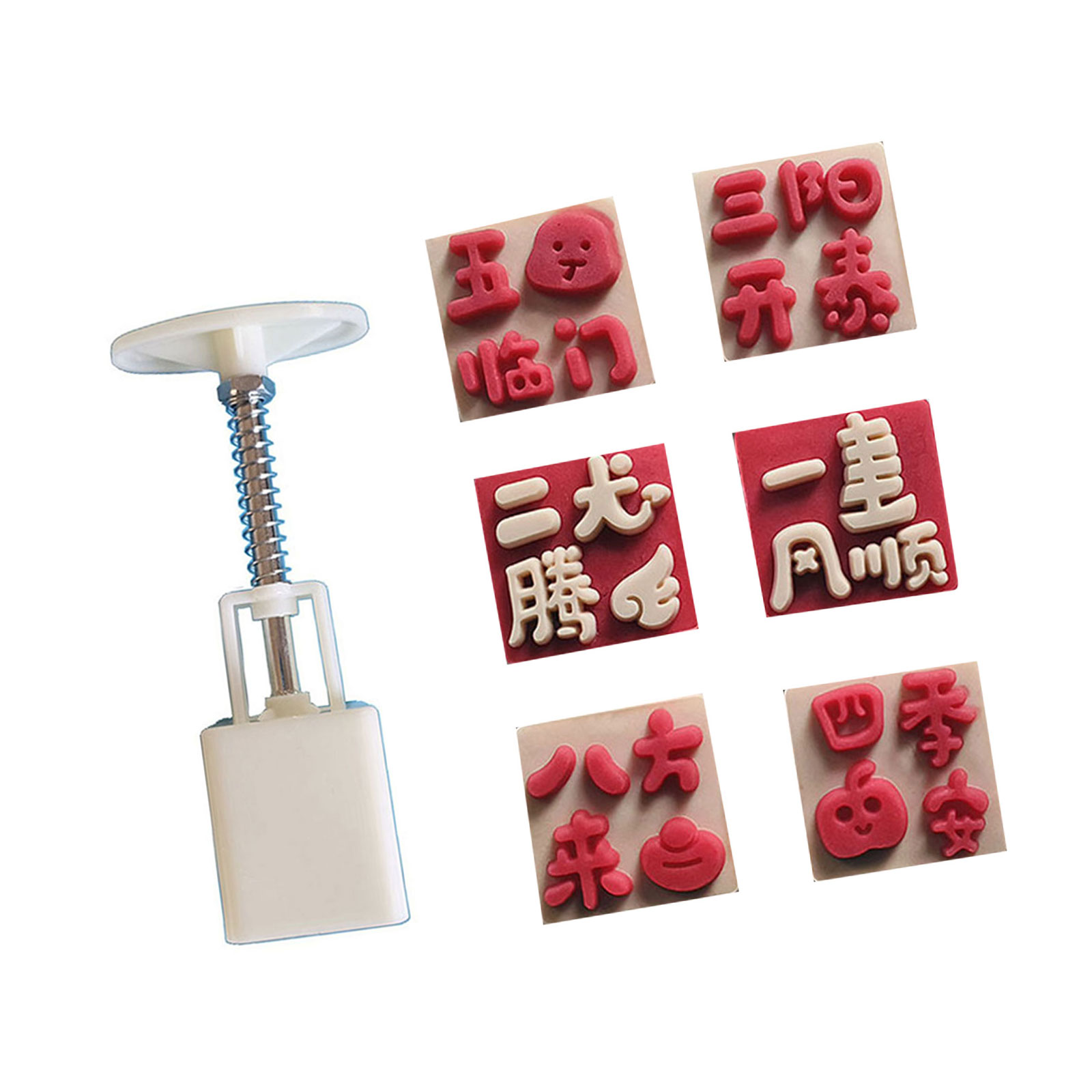 MidAutumn Festival Dessert Maker Baking Tool Characters Pattern Dessert ...