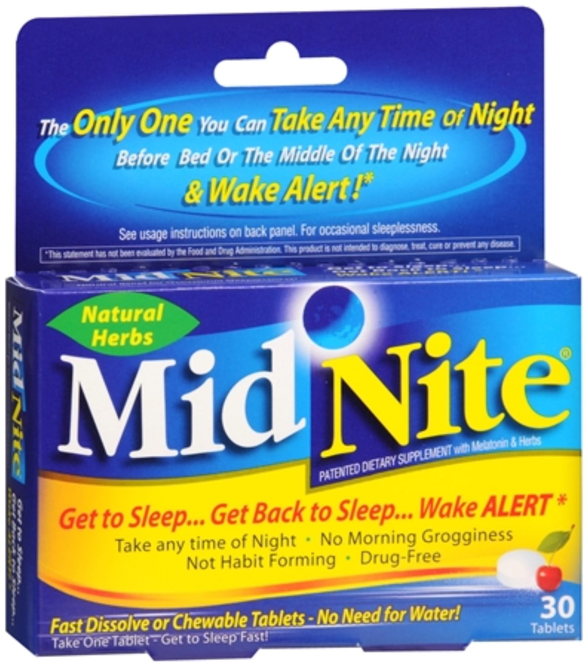 MidNite Sleep Aid, Tablets, 30 ea (Pack of 2) - Walmart.com
