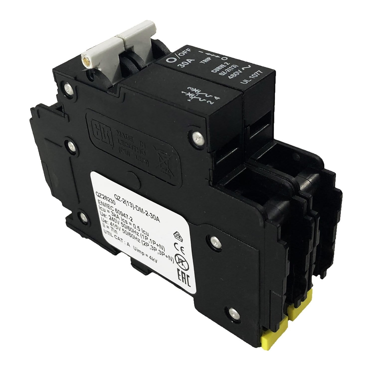 MidNite Solar MNEAC30-2P - 30 Amp 120 / 240 VAC Din Rail Mount Circuit ...
