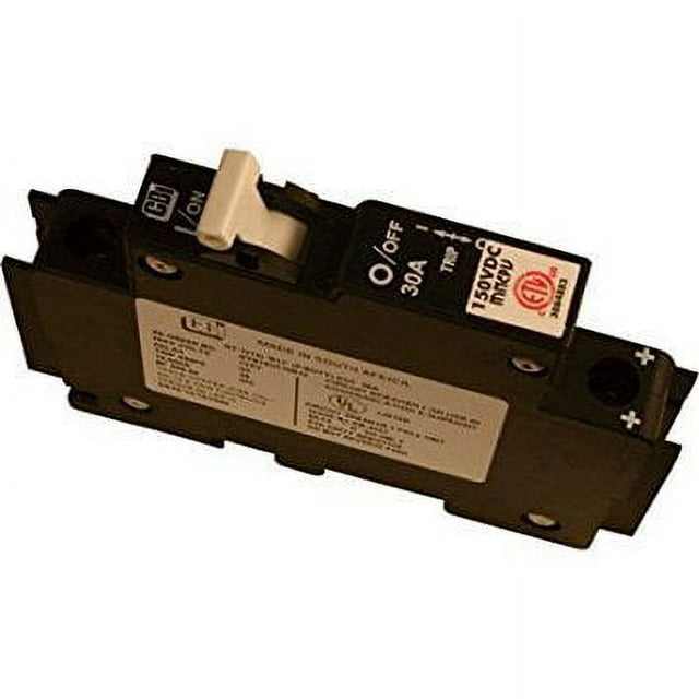 MidNite Solar Photovoltaic DC Circuit Breaker - 30 Amp, Model# MNEPV30 ...