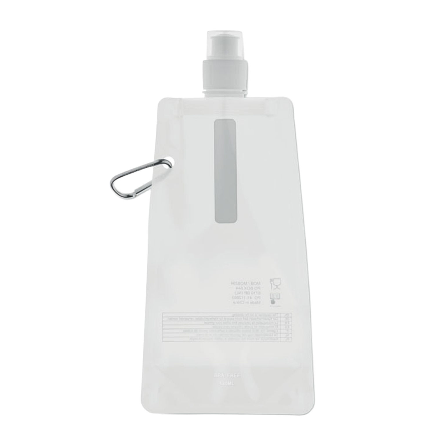 MidOcean Gates Plain Foldable 480ml Water Bottle - Walmart.com