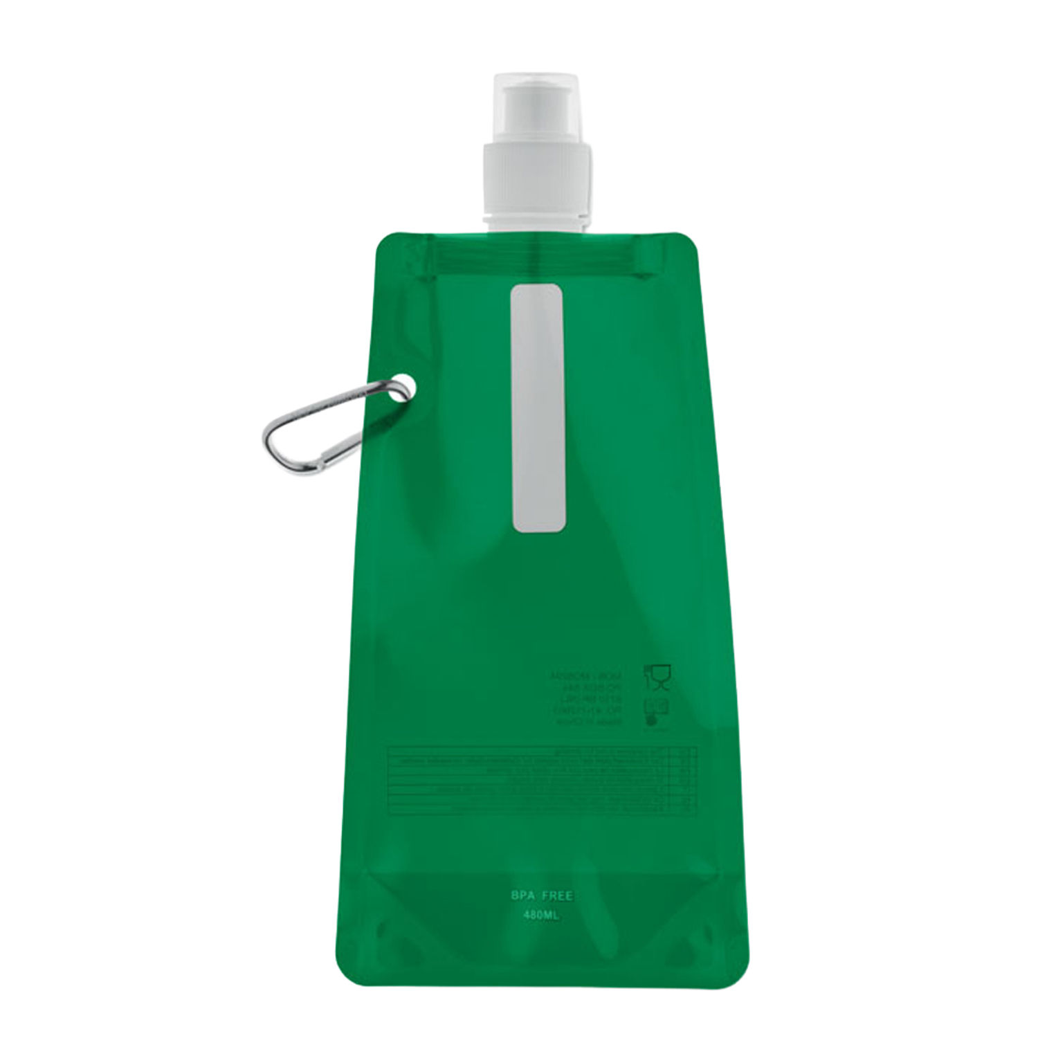 MidOcean Gates Plain Foldable 480ml Water Bottle - Walmart.com