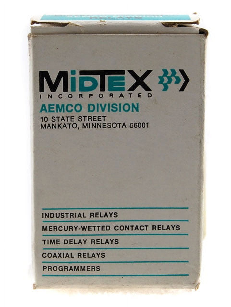 MidTex Aemco Industrial 8 Pin Octal Plug -In 10 AMP 110 VDC Relay 155 ...