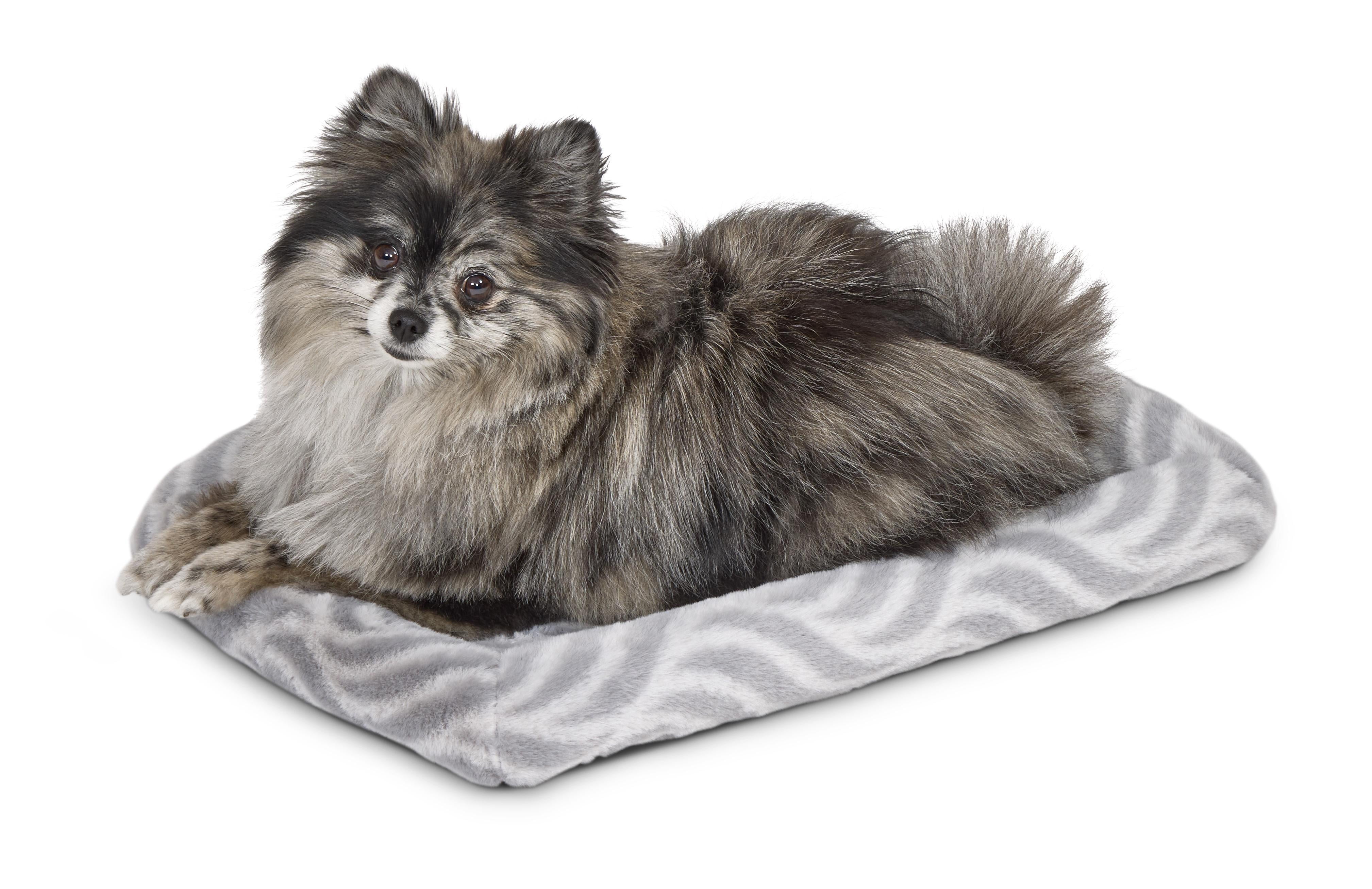 MidWest Homes for Pets 18inch Gray Wave Pet Bed for small Dog/Cat ...
