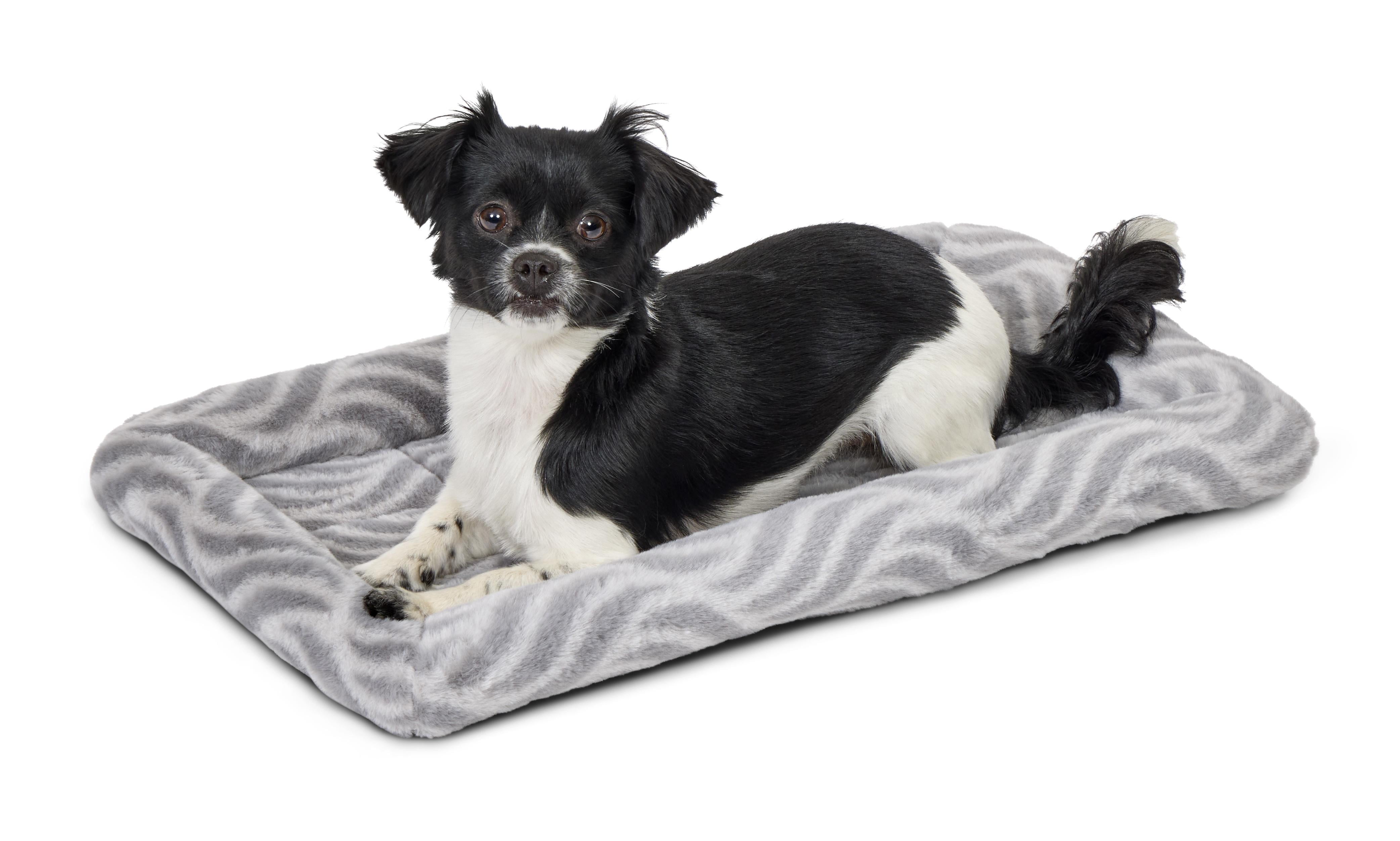 MidWest Homes for Pets 22inch Gray Wave Pet Bed for Small Dog/Cat with ...