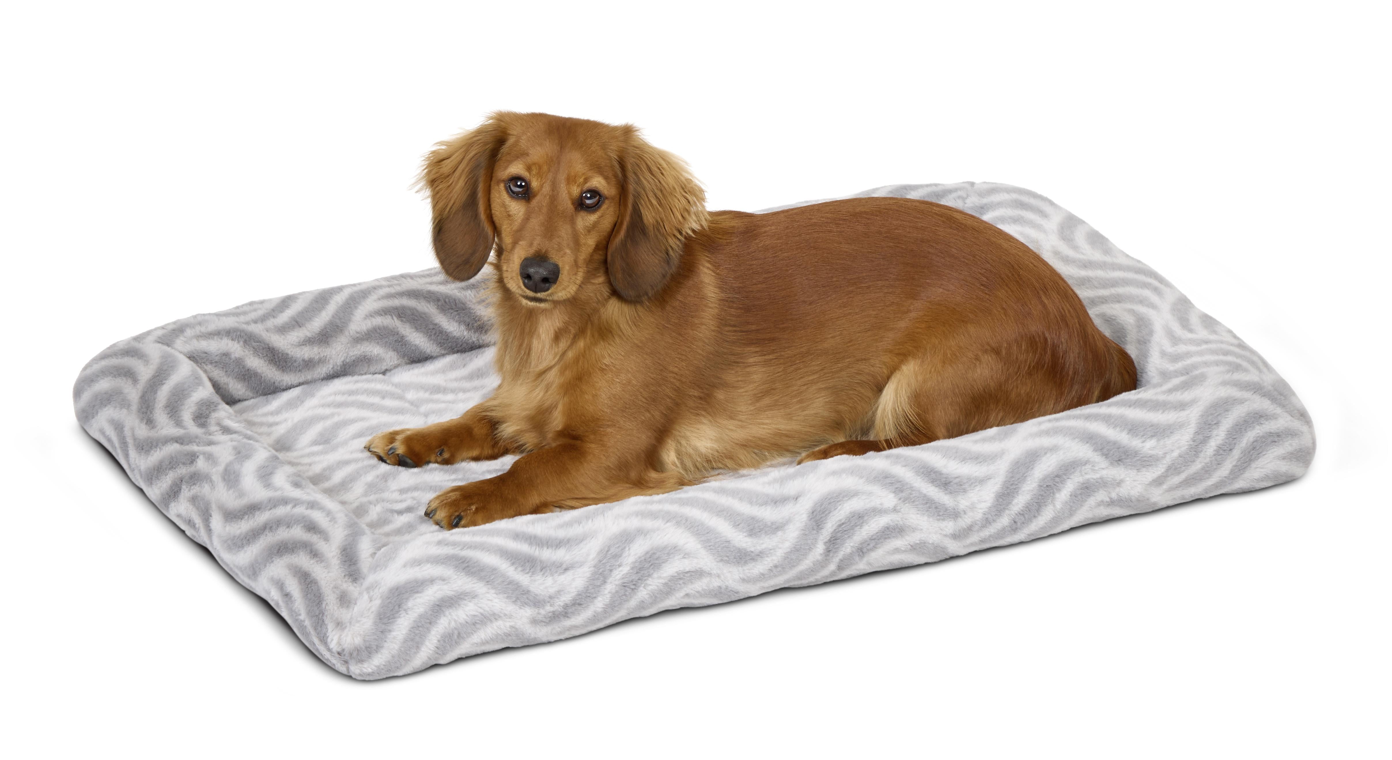 MidWest Homes for Pets 30inch Gray Wave Pet Bed for Small Dog/Cat with ...
