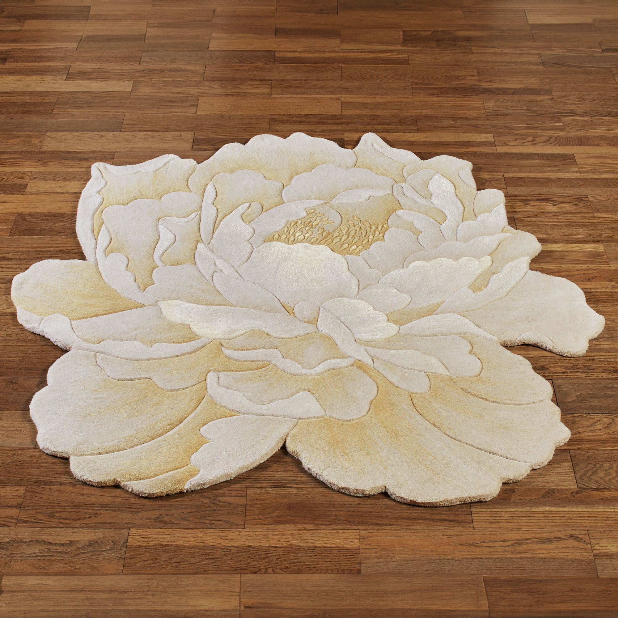 Midas Round Rug Gold 36 Inches Round - Walmart.com