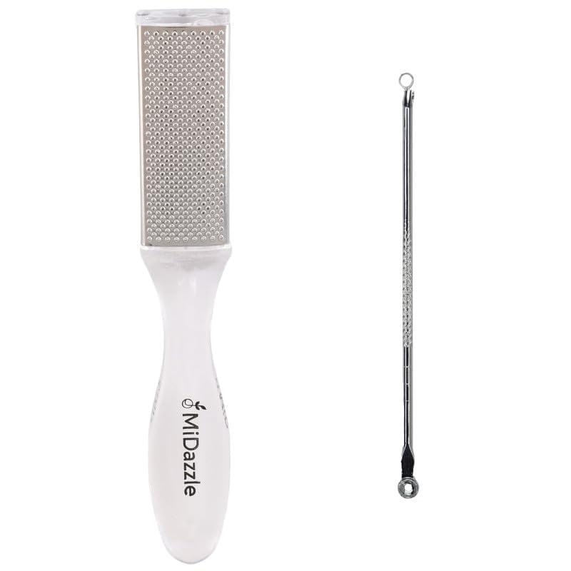 Midazzle Stainless Steel Blackhead Remover With Foot scrubber foot ...