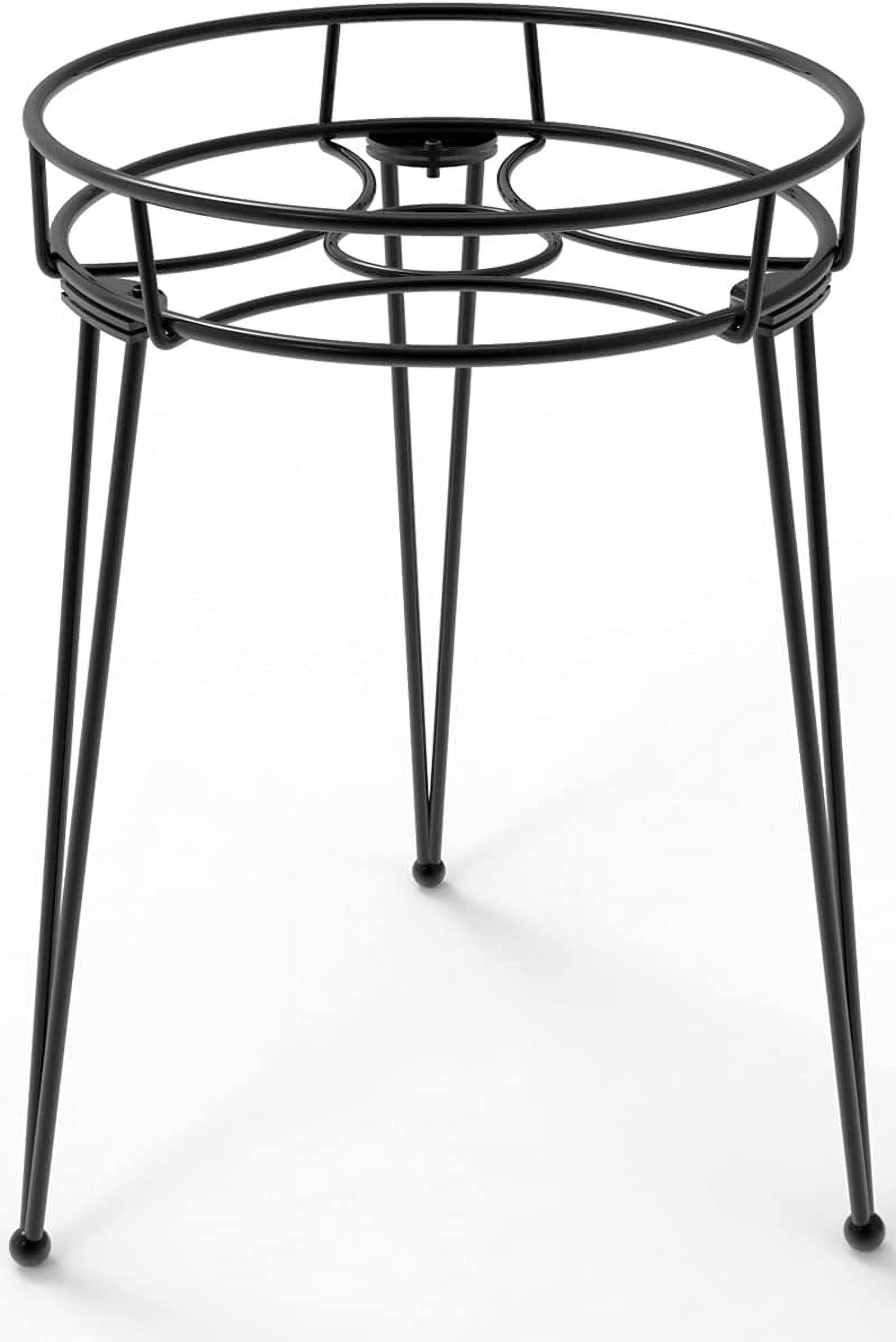 Midcentury Modern Metal Potted Plant Stand 18.7 inches Tall Flower Pot ...