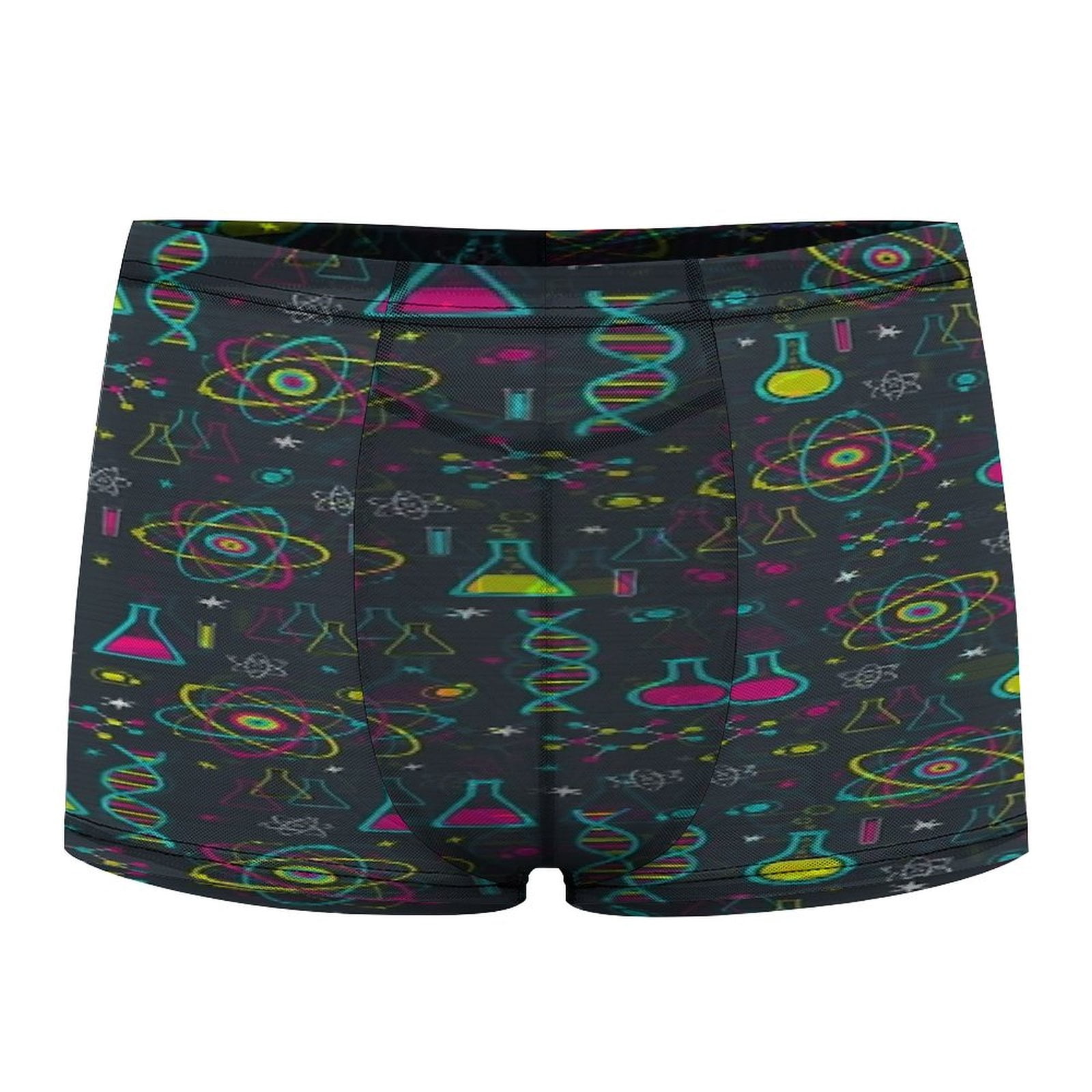 Midcentury Modern Science Orange Men's Mesh Boxer Briefs Cooling ...