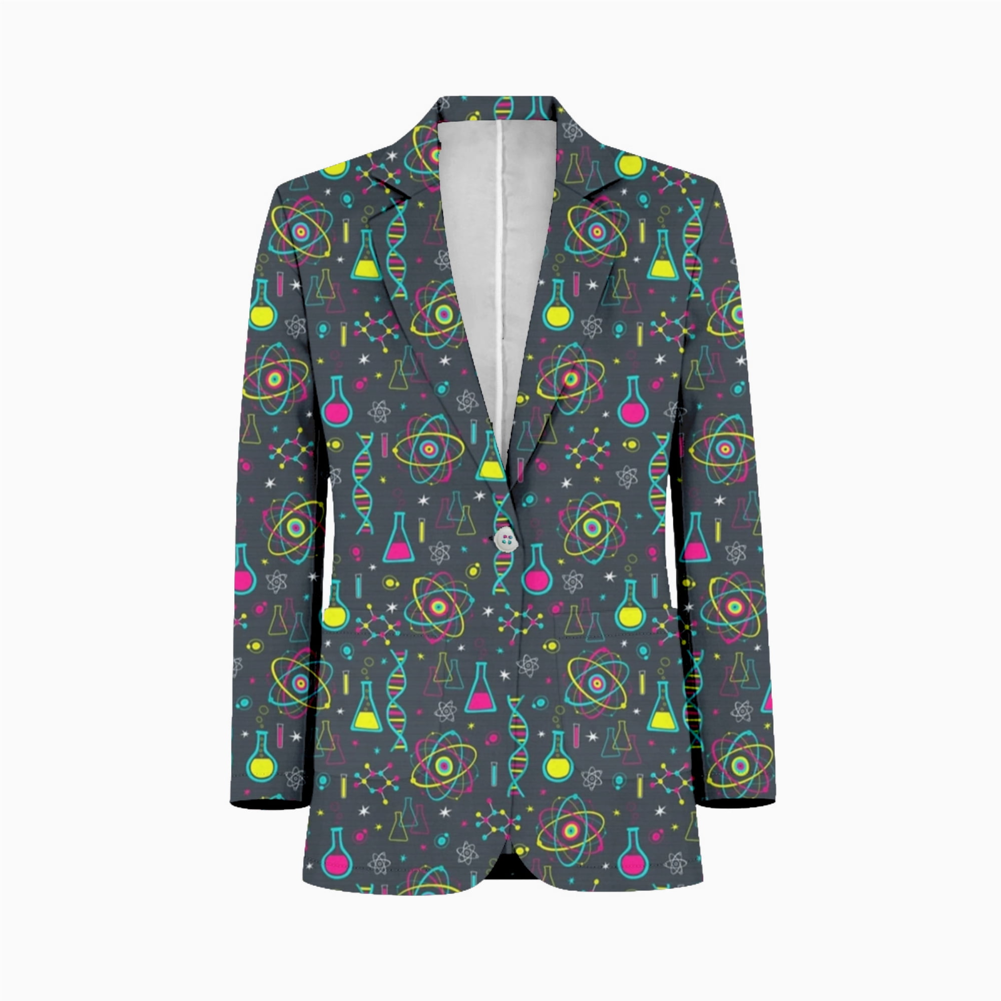 Midcentury Modern Science Orange Mens Suits Shawl Collar Slim Fit Suit ...