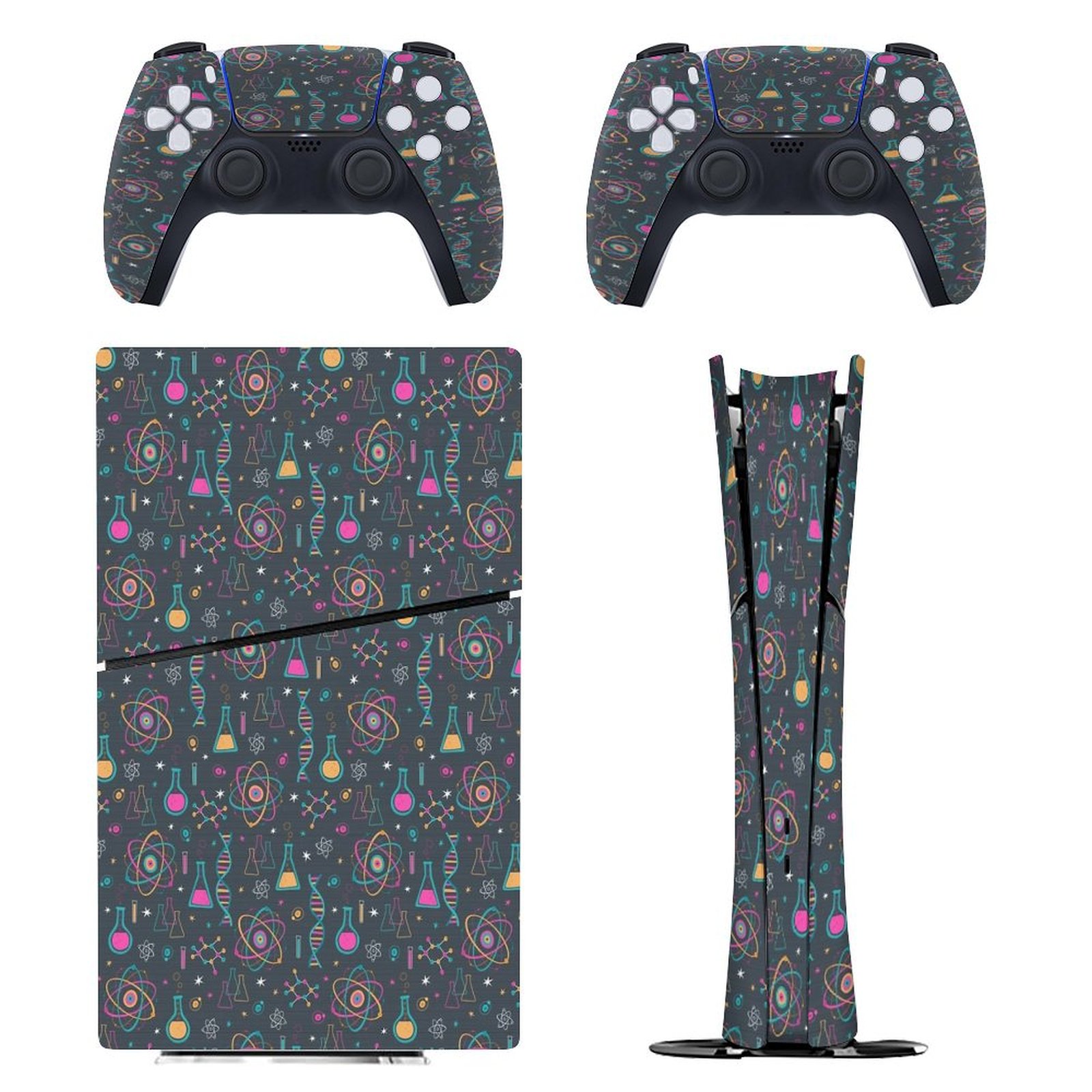 Midcentury Modern Science PS5/PS5 Pro/PS5 Slim Digital Disc Skin ...