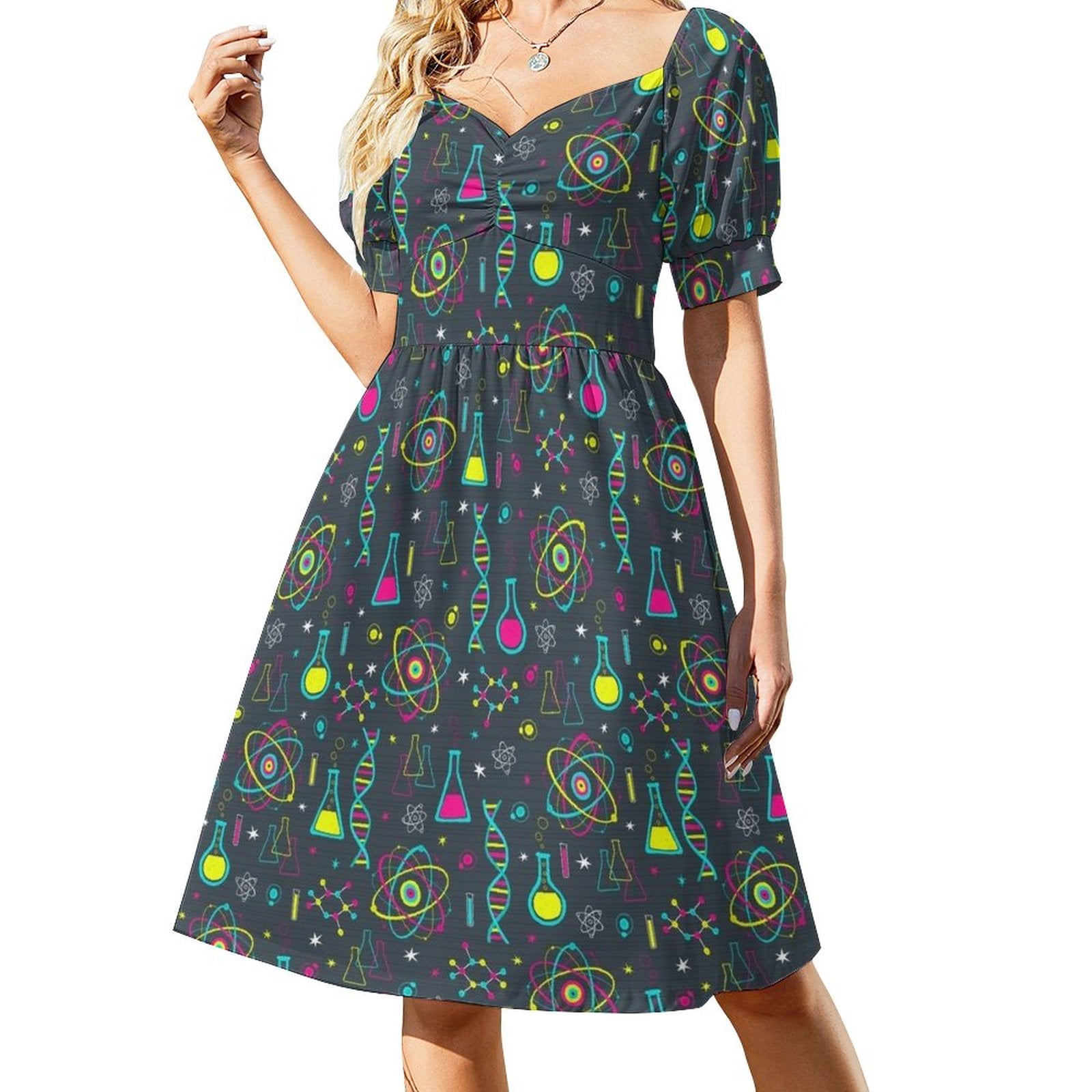 Midcentury Modern Science Sleeveless Dress summer dresses ladies 2024 dress women summer 2024 ...