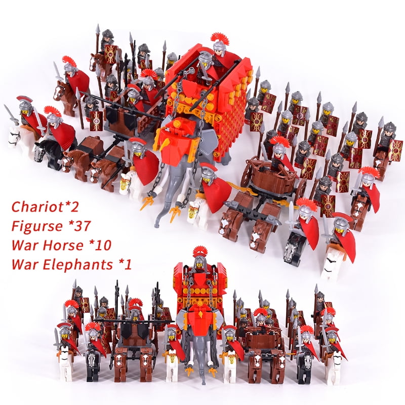 Middle Ages Roman Empire Spartan Crusader Mini Medieval Soldier Figures ...