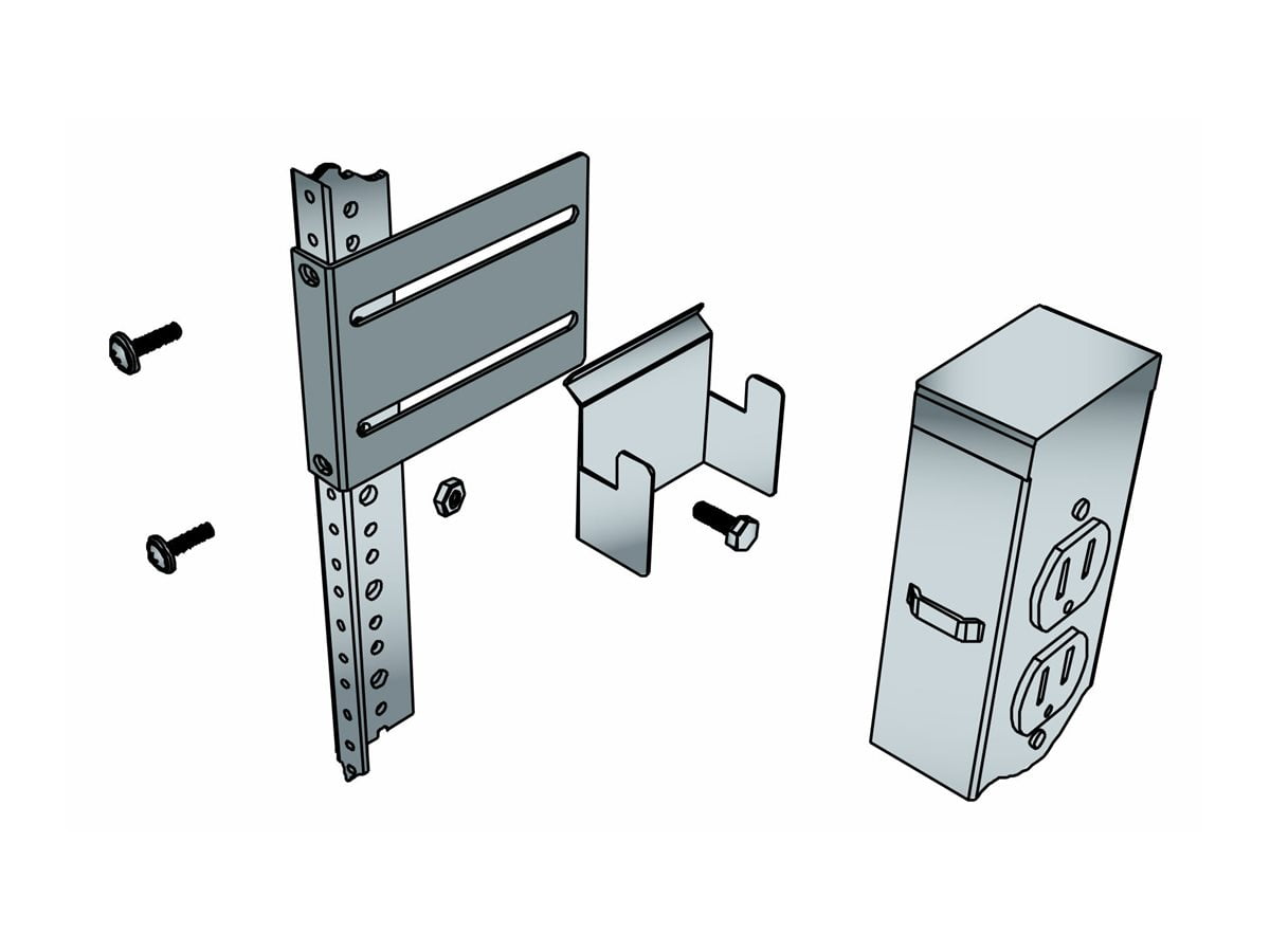 Middle Atlantic Products Mounting Bracket for Power Distribution Unit ...