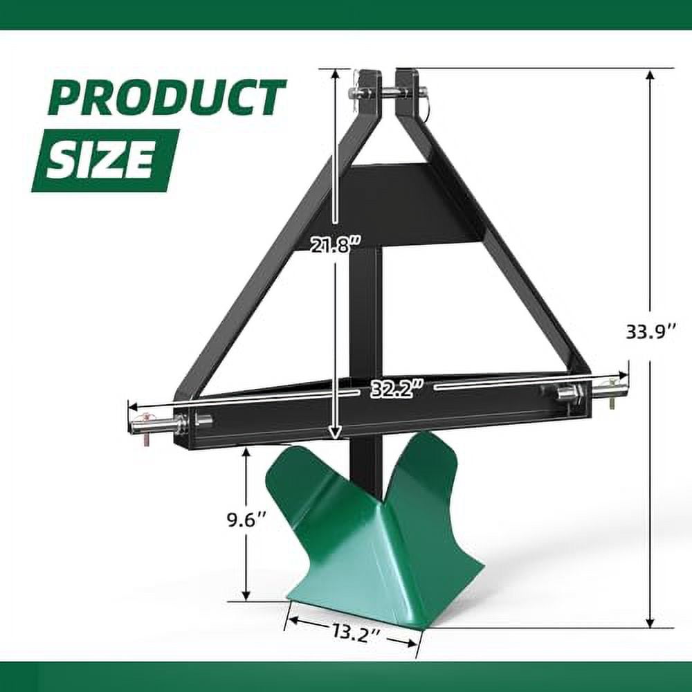 Middle Buster for Category Plow 3-Point Hitch, Heavy Duty Middle Buster ...