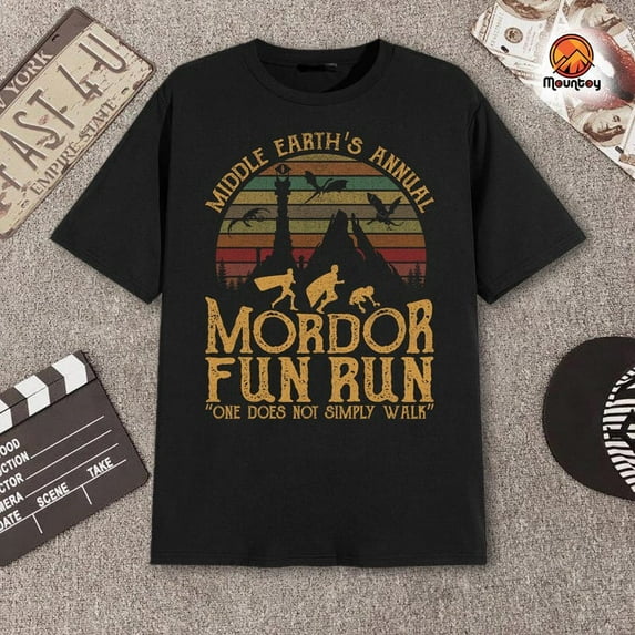 Middle Earth's Annual Mordor Fun Run One Does Not Simply Walk Shirts ...