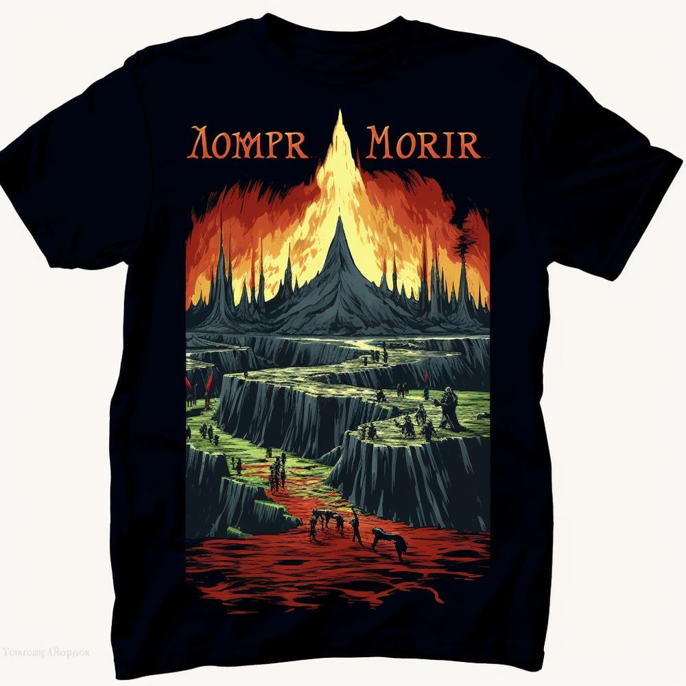 Middle Earth's Annual Mordor Fun Run one Does not Simply Walk Black T ...