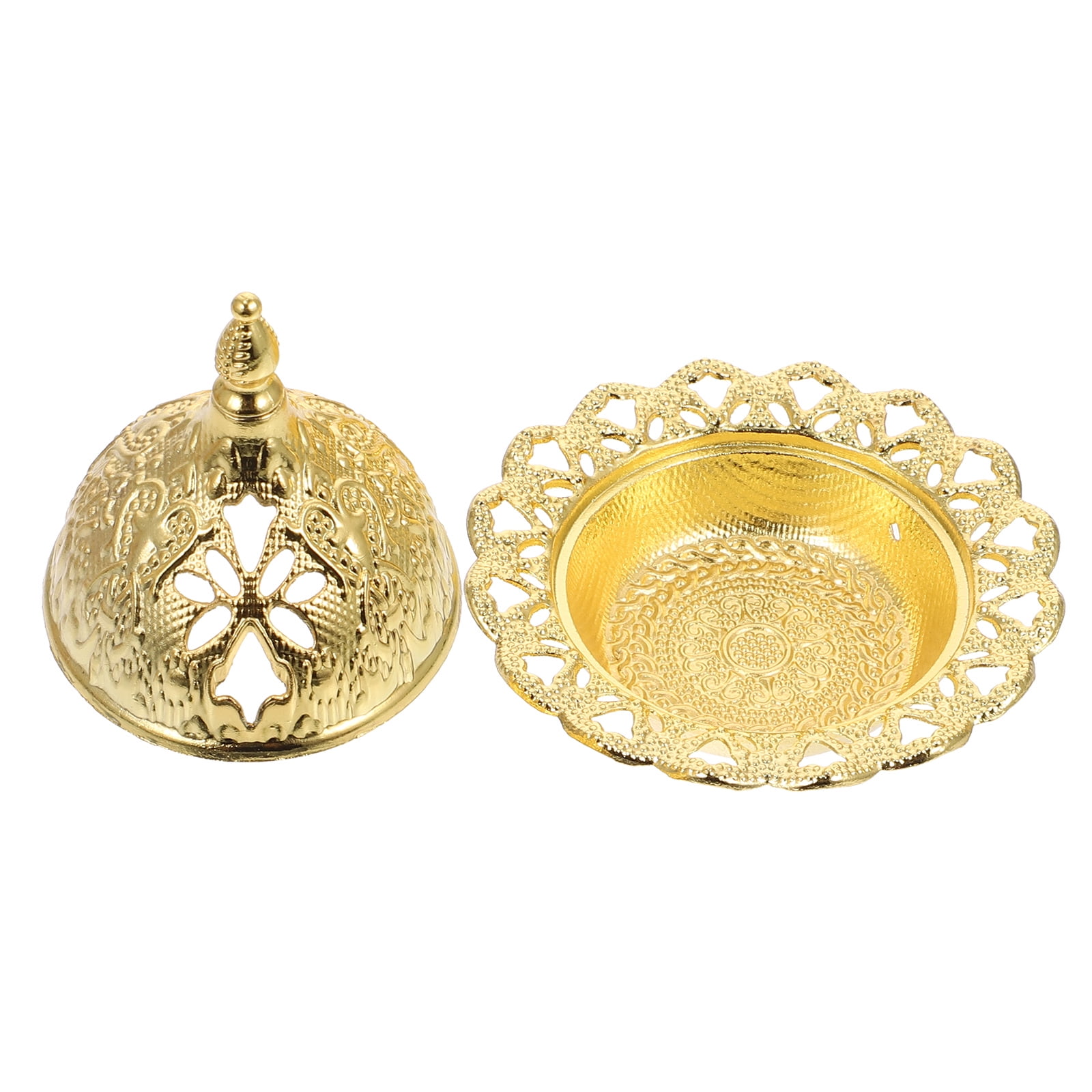 Middle Eastern Incense Burner Table Top Decor Creative Holder Gold ...