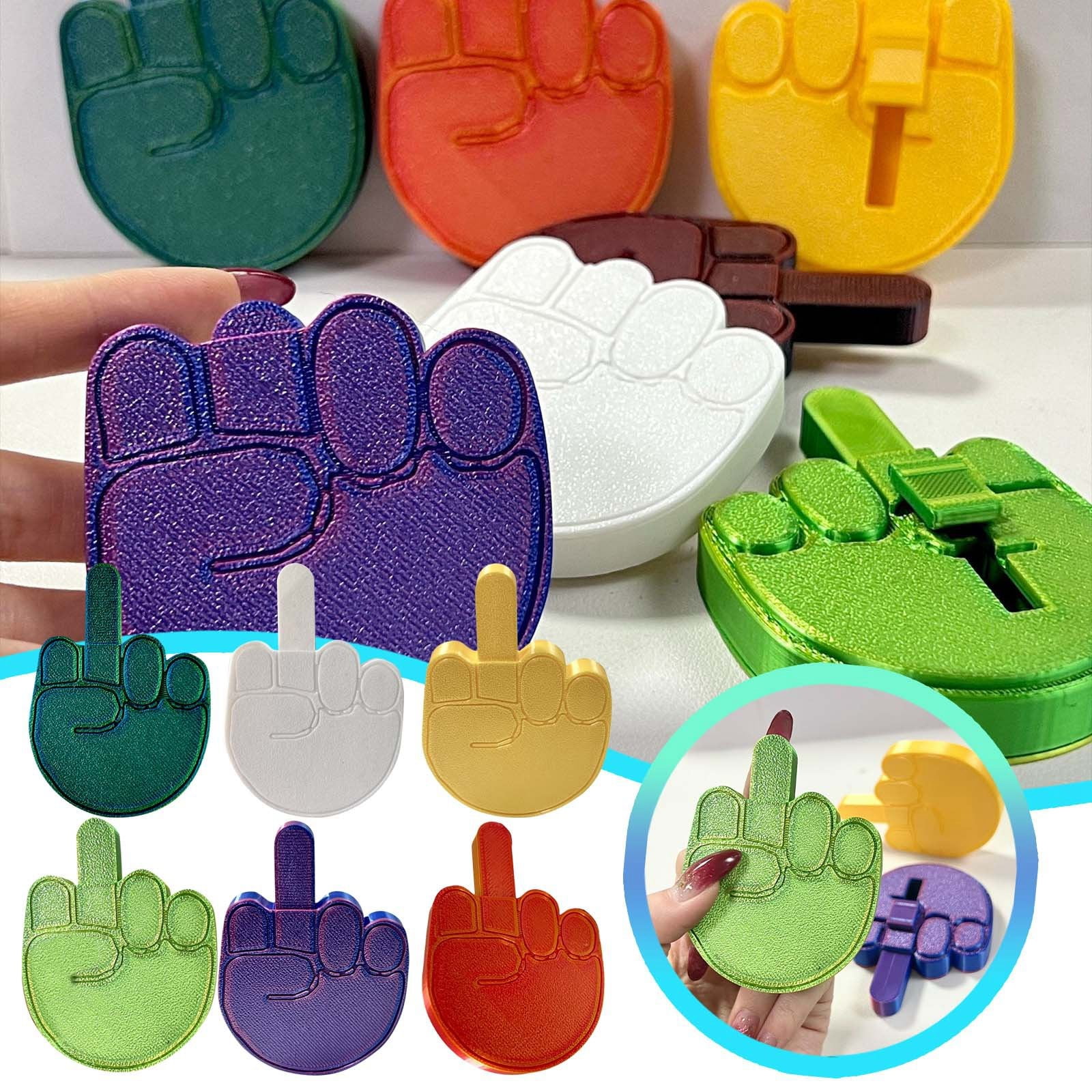 Middle Finger Figure Stretchable Middle Finger Sculpture Gifts with Pop ...