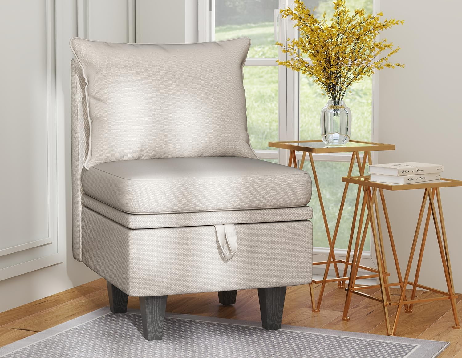 Middle Module for Modular Sectional Sofa, 25" Extra Deep Seats, Sofa ...