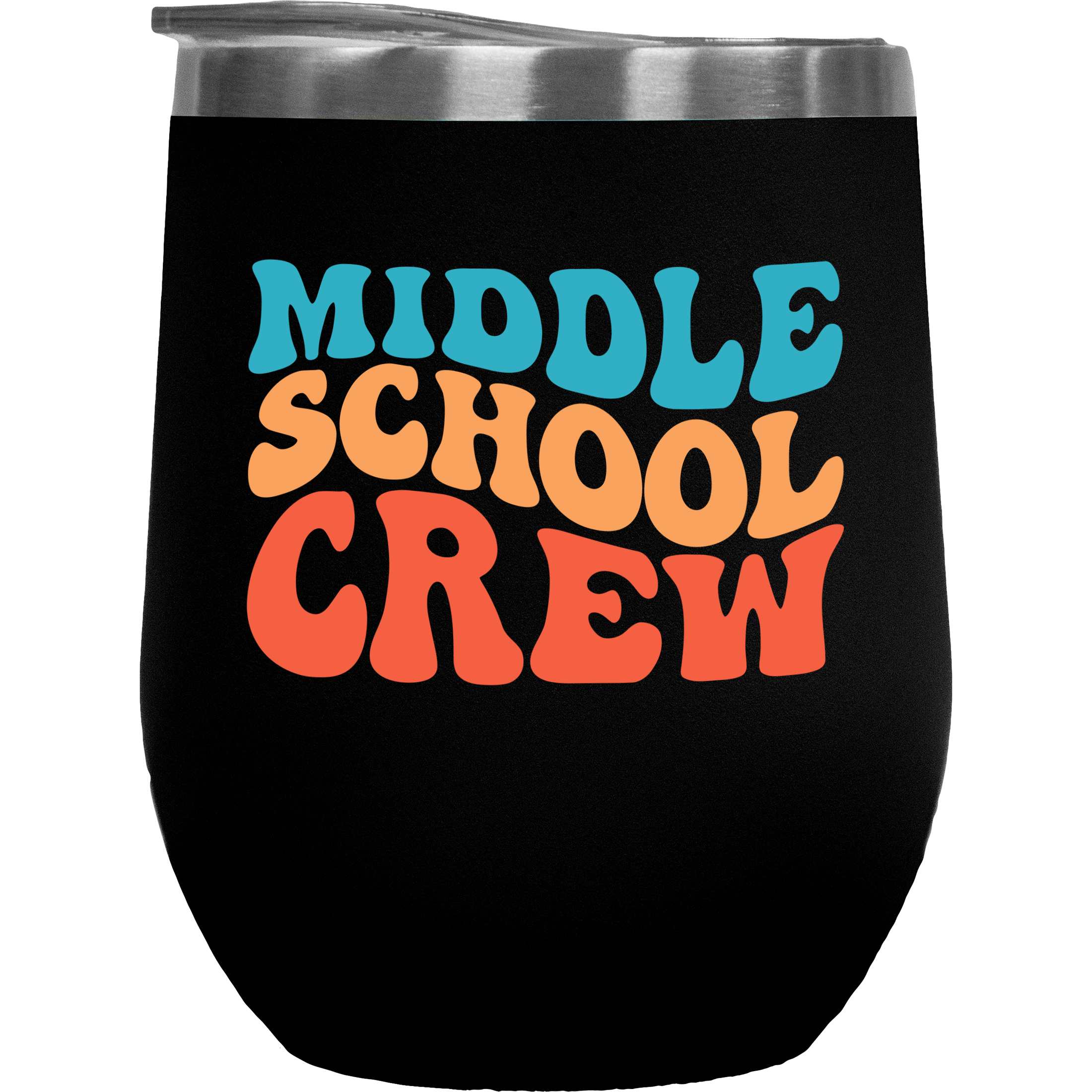 Middle School Crew, Teacher or Teaching & Student Themed, Groovy Retro ...