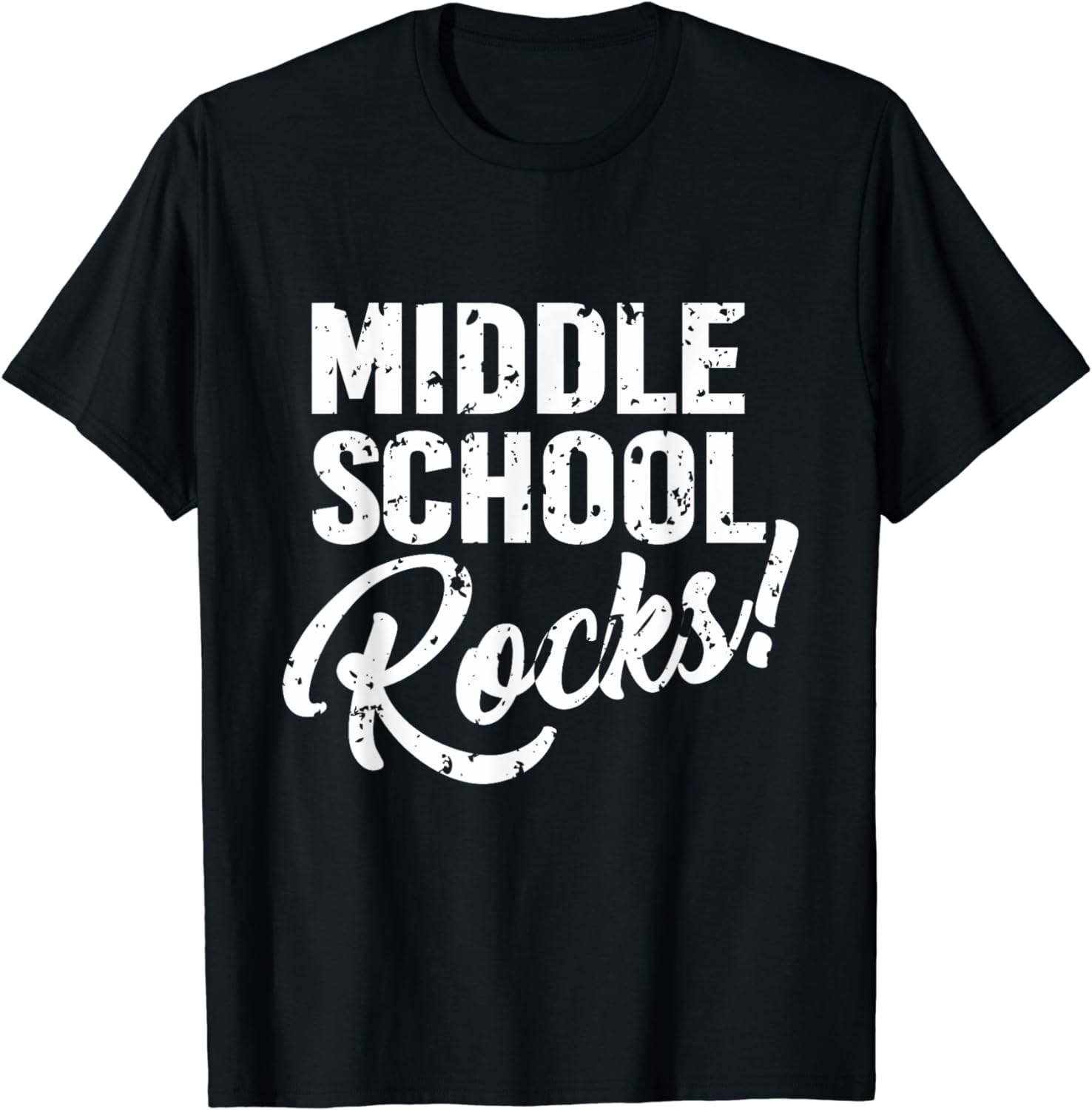 Middle School Rocks T-shirt for Teachers and Students - Walmart.com
