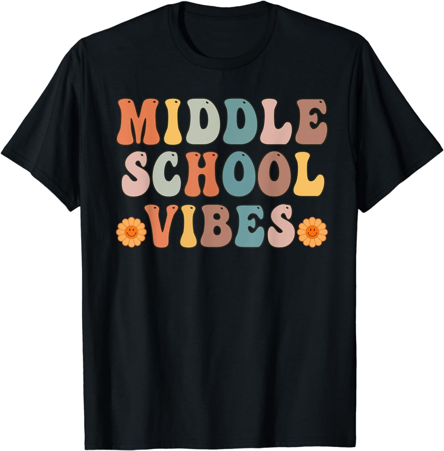 Middle School Vibes First Day of School Shirt Back to School T-Shirt ...