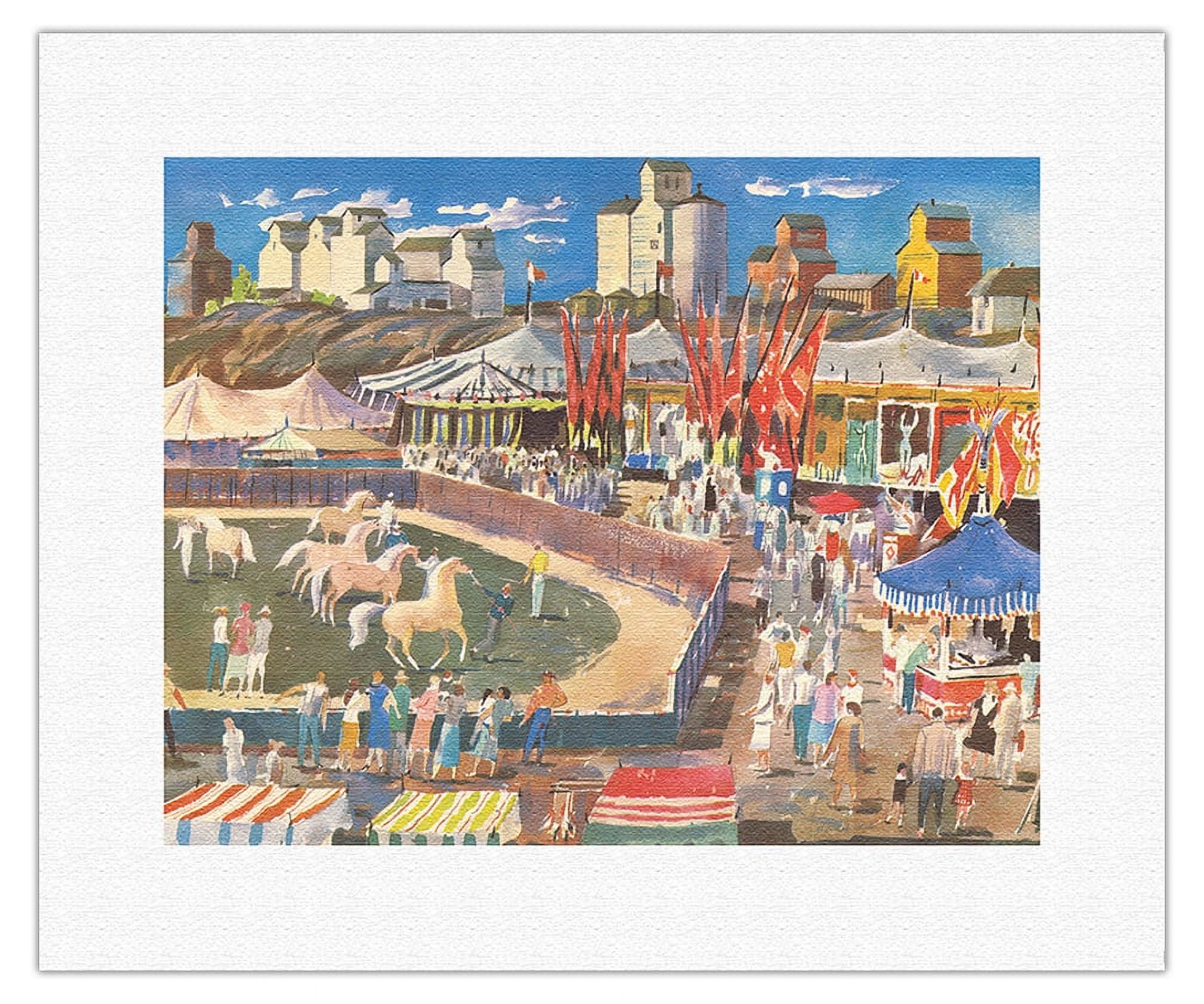 Middle West County Fair - United Air Lines - Vintage Airline Travel ...