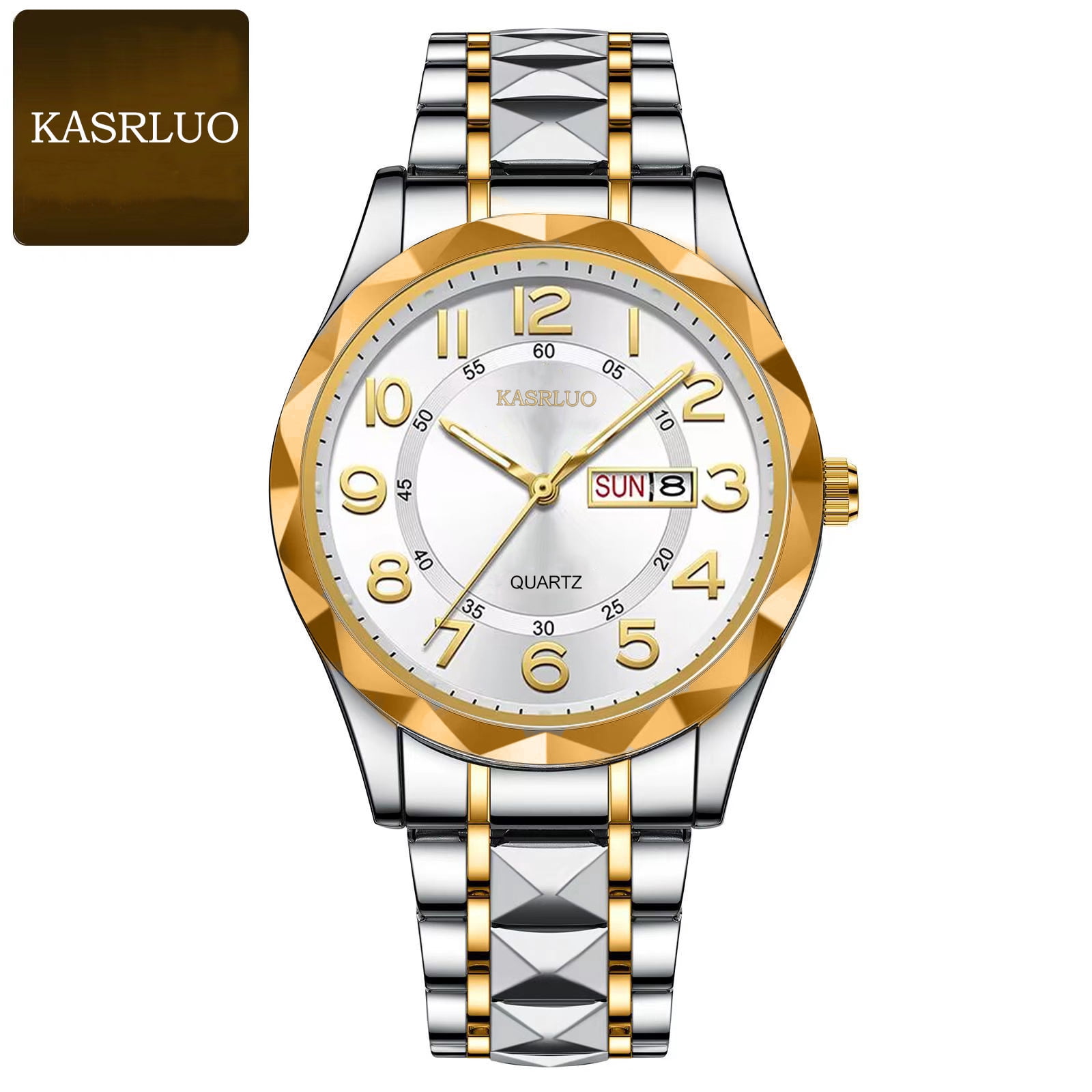 Middle-aged Elderly Men's Watch Waterproof Luminous Large Digital ...