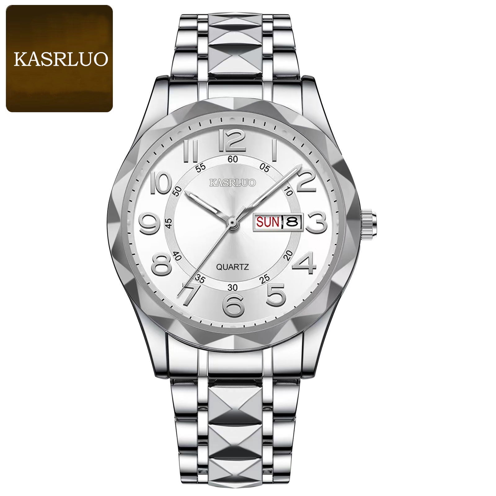 Middle-aged Elderly Men's Watch Waterproof Luminous Large Digital ...