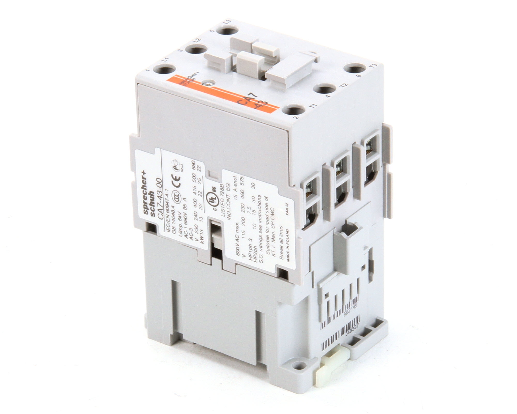 Middleby Contactor,230V Coil 85A 44549 - Genuine OEM Replacement Part ...