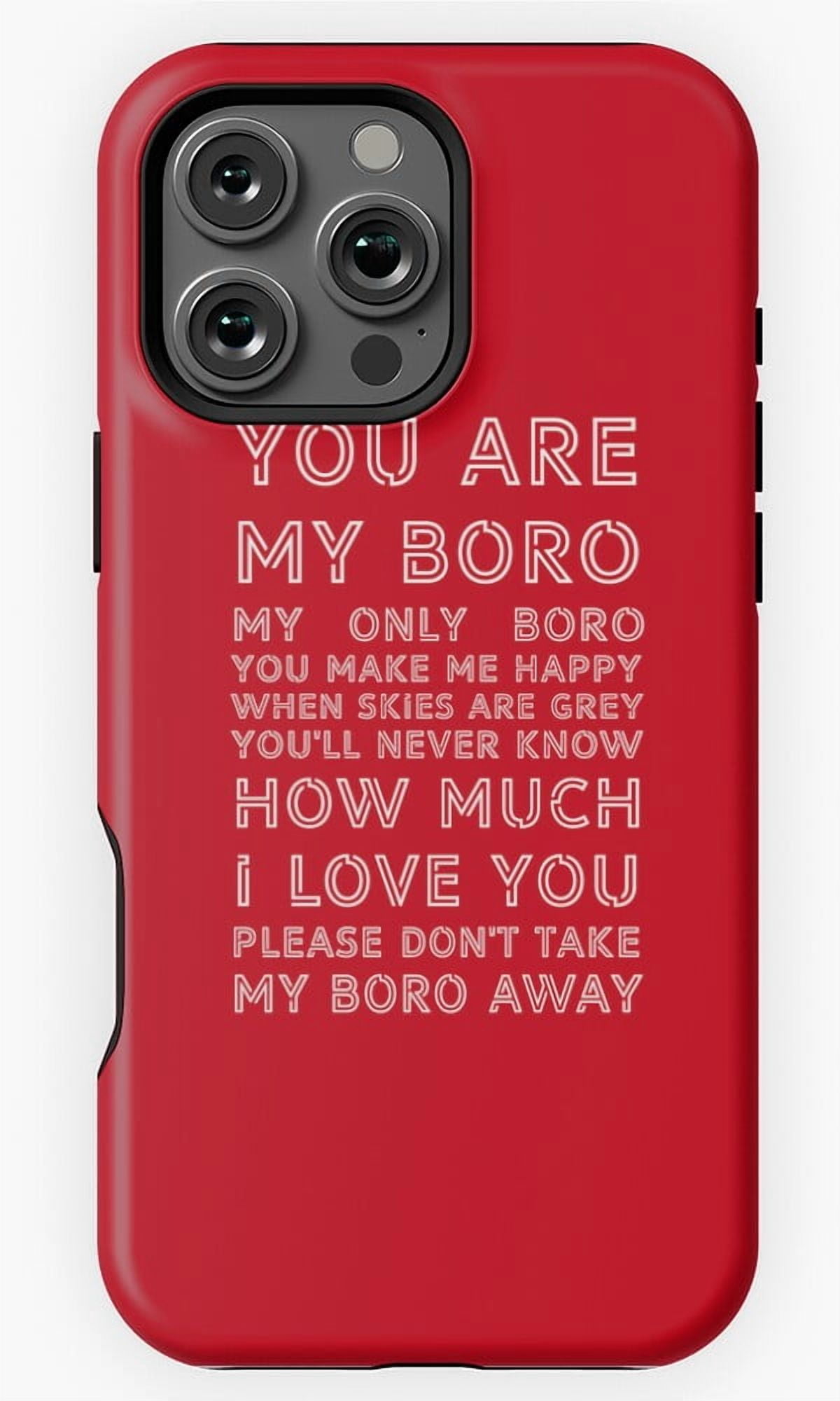 Middlesbrough FC Red Logo Soccer Fan Art iPhone 11–16 Pro Max ...