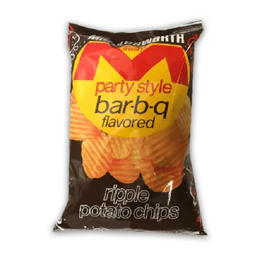 Middleswarth Bar-B-Q Ripples Potato Chips, Single Serve, 18-Pack 3.5 oz ...