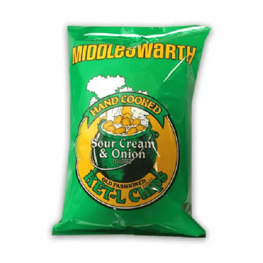 Middleswarth Ket'l Sour Cream & Onion Kettle Cooked Potato Chips ...
