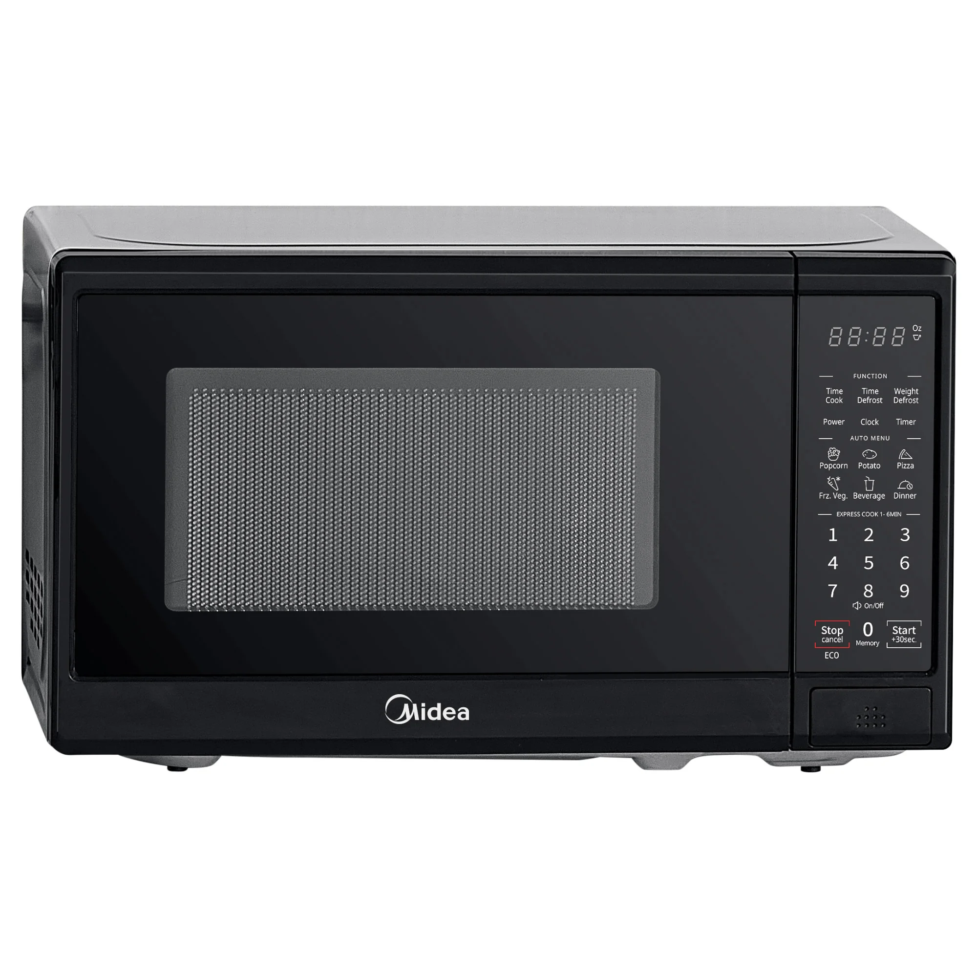 Midea 0.9 cu. ft. Countertop Microwave Oven, EM9P022CV-PMB, Black, New ...