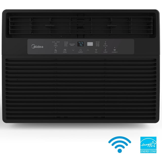 Midea 10,000 BTU 115V Smart Window Air Conditioner with Comfort Sense ...