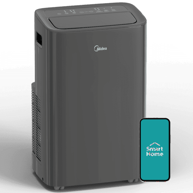Midea 10,000 BTU Smart Portable AC with Heating, 115V, App Control, Up ...