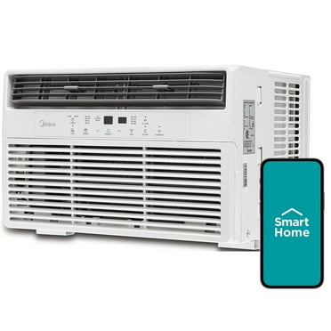 Midea 8,000 BTU Smart Inverter U-Shaped Window Air Conditioner, MAW08W1QWT-T, Updated - Walmart.com