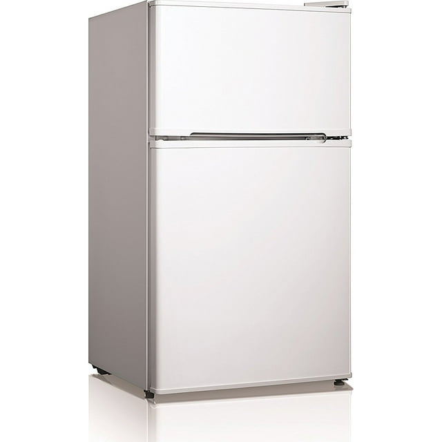 Midea Compact Refrigerator with Double Doors, 3.4 cu ft, Multiple ...