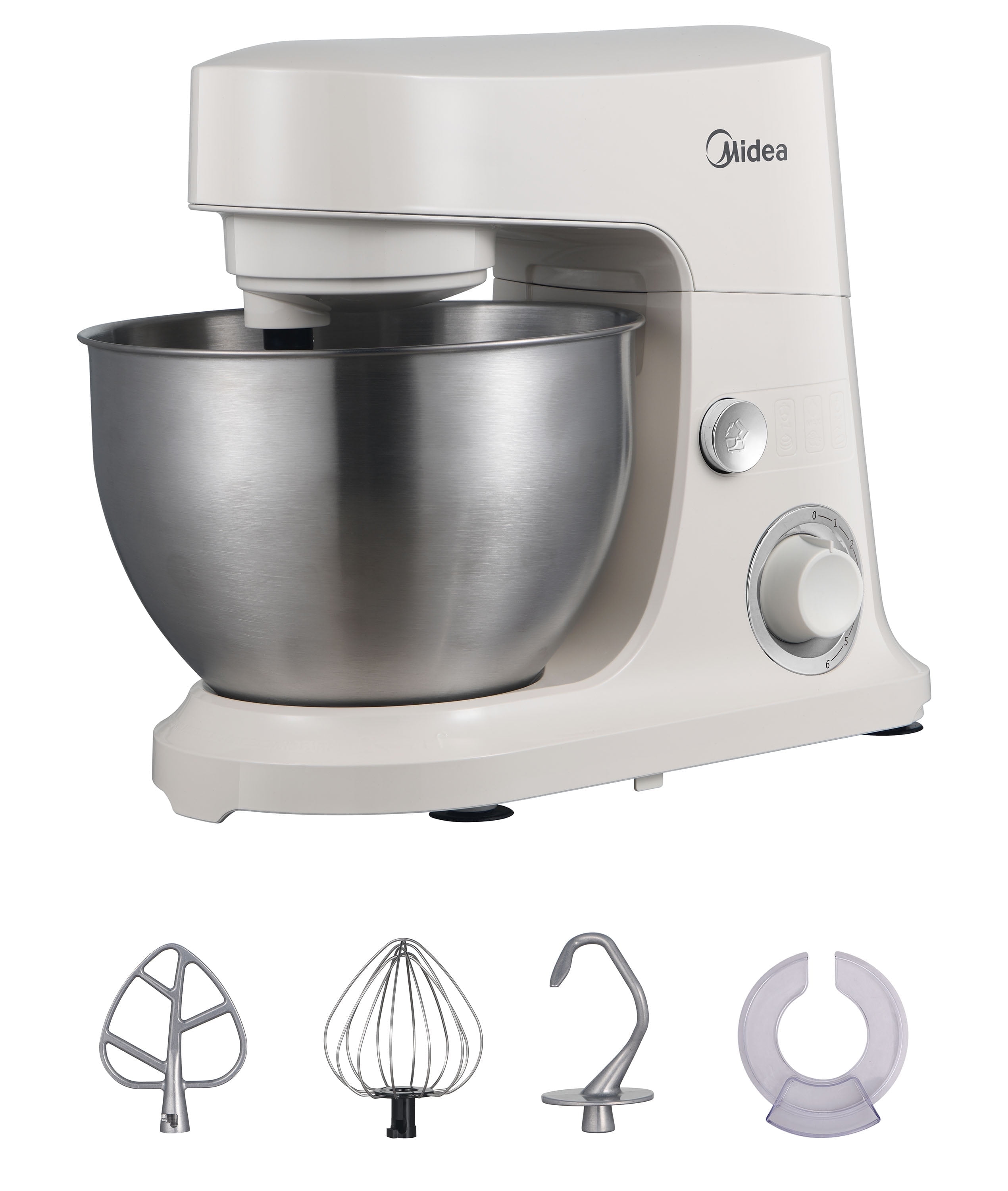 Midea 5-Quart Stand Mixer - Watt Motor - Stainless Steel Bowl - Walmart.com