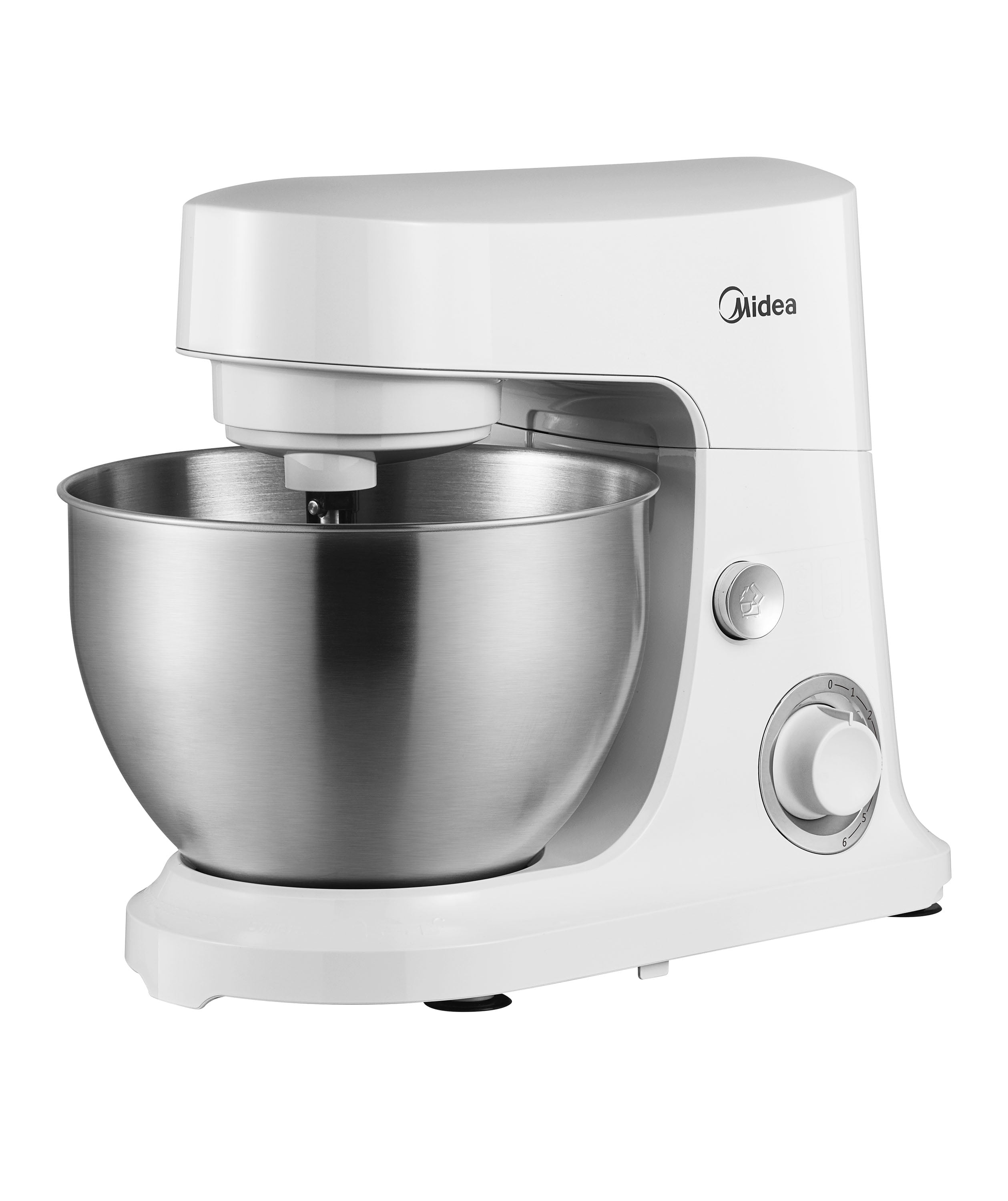 Midea 5-Quart 300W Tilt-Head Stand Mixer with 6 Speeds, White - Walmart.com
