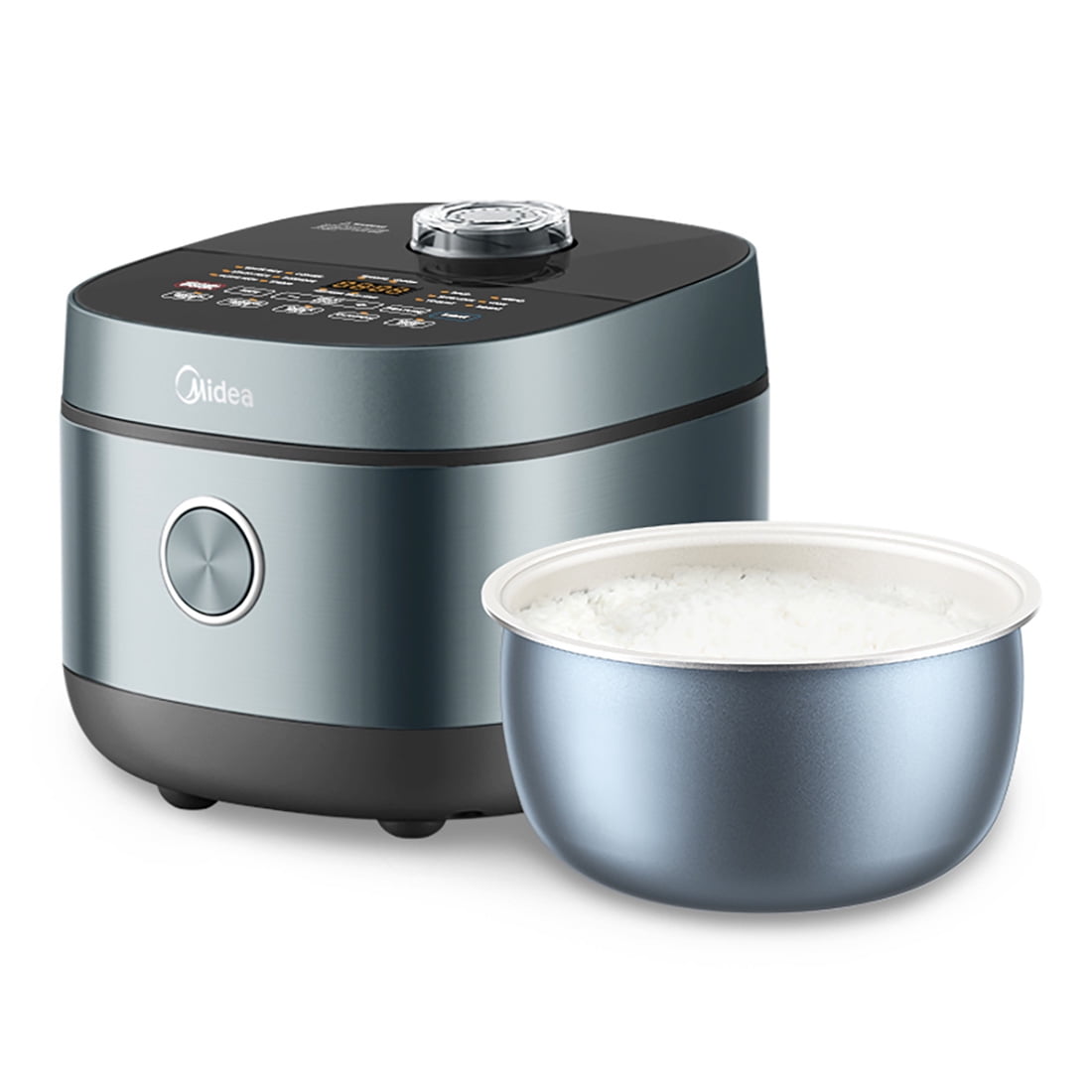 Midea 8 Cups Uncooked Rice Cooker, Non-stick Ceramic Rice Cooker with ...