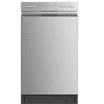 Sunpentown 18 in. Stand Alone Portable Dishwasher, Stainless Interior ...