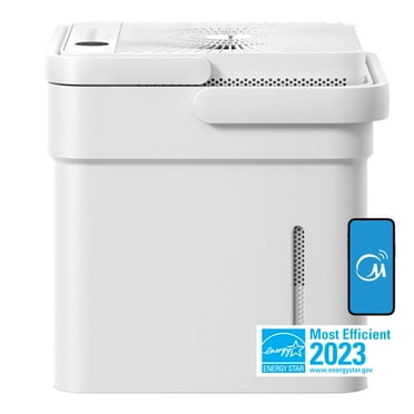 Midea 50-Pint Energy Star Smart Dehumidifier with Pump for Wet Rooms ...