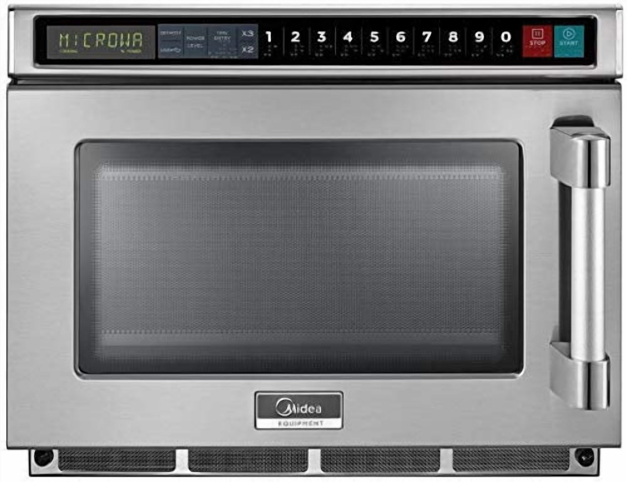 Midea Equipment 1217G1A Stainless Steel Stackable Commercial Microwave ...