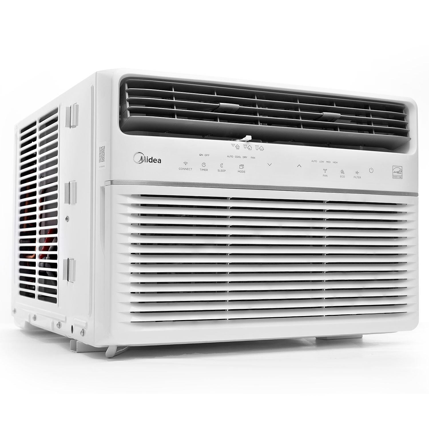 Midea MAW10S1YWT-E 10000 BTU (N/A DOE) 450 sq ft Window Air Conditioner ...