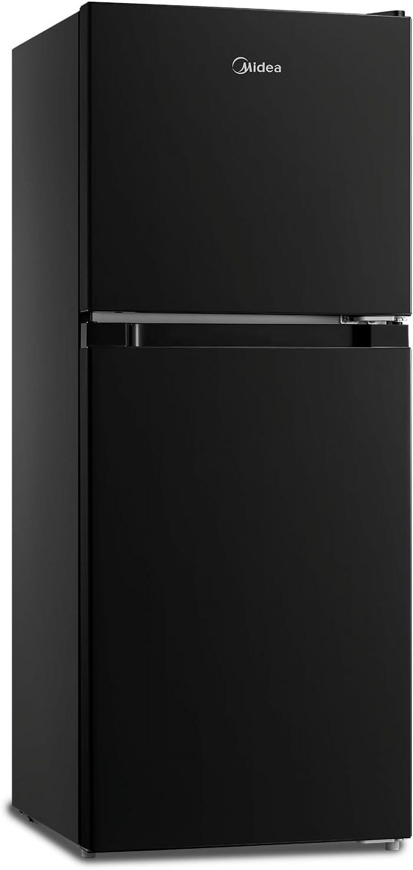 Midea MERM45S3ABB Black Cu Ft Double Door Refrigerator, 4.5 cubic feet ...