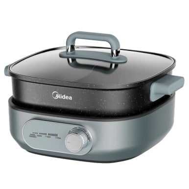 Midea Two Zone Detachable Electric Hot Pot 6L(6.3QT) - Walmart.com